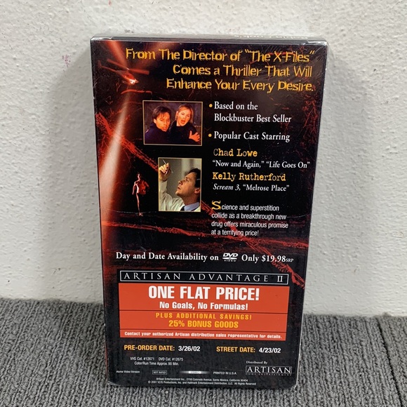 Artisan | Media | Robin Cooks Acceptable Risk Full Length Screener Vhs ...